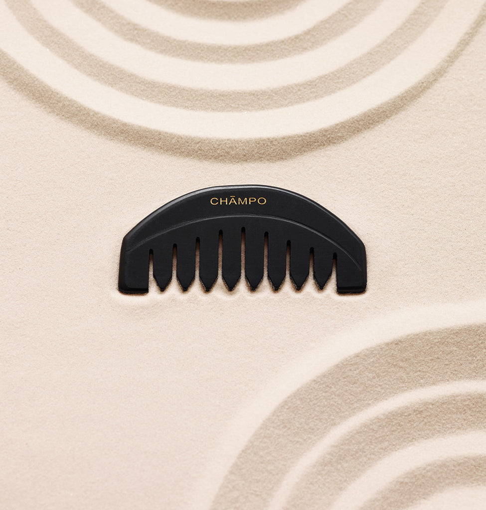 Scalp massage X our Gua sha comb – Chāmpo